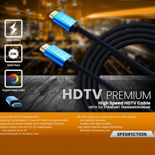 Jual KABEL HDMI 25 METER VER 2.0 ULTRA HD 4K HIGH QUALITY 25M - Kota ...