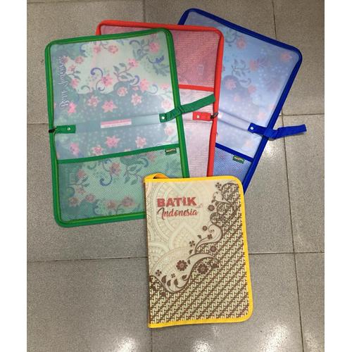 Jual MAP zipper file BATIK/map batik sleting - Kota Medan ...