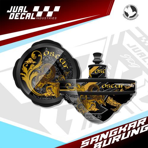 Jual Stiker Tebok Lovebird WAYANG OSCAR ARJUNA Decal Sangkar Kandang ...