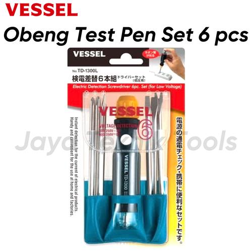 Jual Obeng Test Pen Set Vessel Voltage Tester Volt Listrik 6 pcs ...