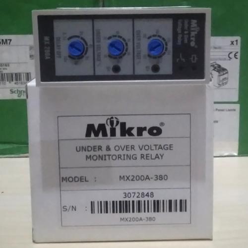 Jual MIKRO UNDER & OVER VOLTAGE MONITORING RELAY MX200A-380 - Jakarta ...