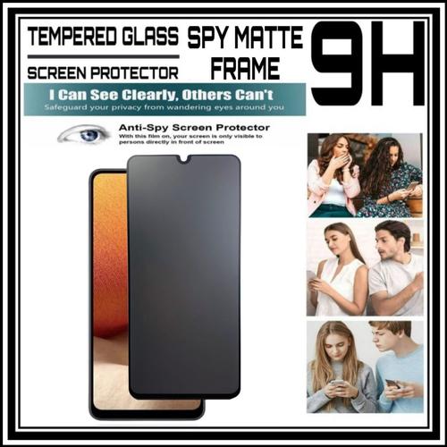 Jual SAMSUNG GALAXY A04 / A04E 2022 TEMPERED GLASS SPY MATTE FRAME ...