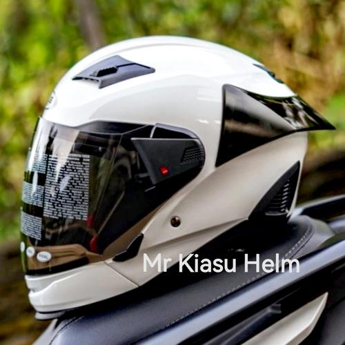 Jual Paket spoiler ZEUS 611C 611 C modular 2in1 replika SHOEI white ...