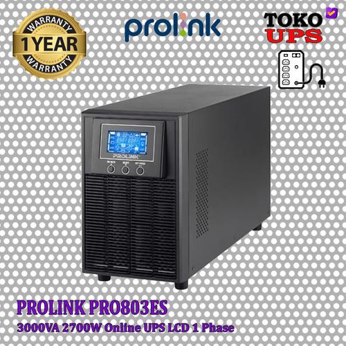 Promo UPS PROLINK PRO803ES Master II Series 1P 3000VA 2700VA Online UPS ...