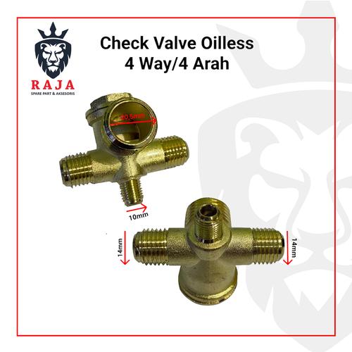 Jual Check Valve kompresor Oilless 4 Way / 4 Arah - Jakarta Barat ...