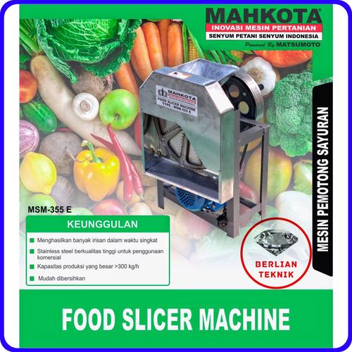 Jual Mesin Pemotong Sayuran Food Slicer Machine Mahkota MSM 355 E ...