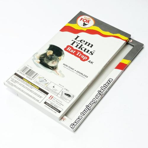 Jual FOX LEM TIKUS RAT TRAP AK TRAY 80 GR / LEM PERANGKAP TIKUS ...