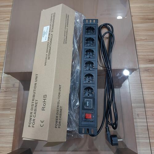 Jual Rack PDU 6 Sockets Germany with SPD Input Schuko 16A - Kota Bekasi ...