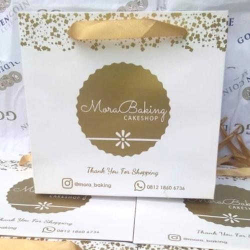 Jual paper bag , type kotak nasi, cake, jumbo ivory tali pita plus ...