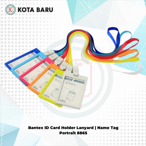Jual Bantex ID Card Holder Lanyard | Name Tag Portrait 8865 - Kota ...