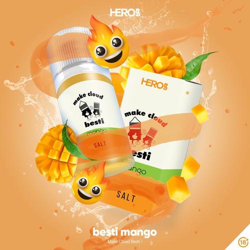 Jual R57 Besti Mango Salt Nic 30ML by Hero57 - Liquid Bestie Besti Salt ...
