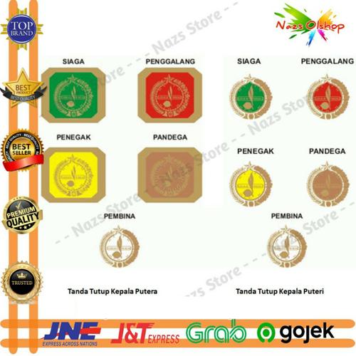 Jual Pin Tanda Topi Tatop Pramuka Putra Putri Siaga Penggalang Penegak ...