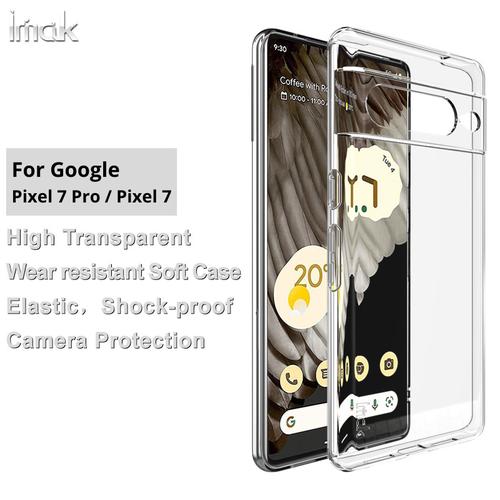 Jual Case Google Pixel 7 / 7 Pro IMAK UX-5 TPU Casing - Clear Black ...