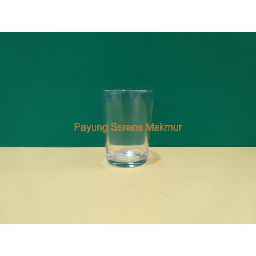 Jual Gelas Minum Kaca Pendek T521 Satuan / Gelas Soft Drink /Gelas ...