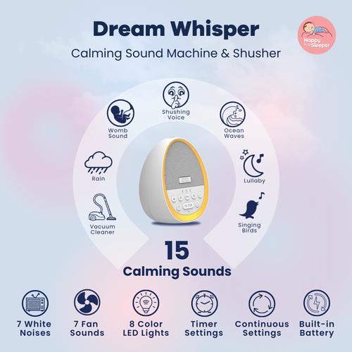Promo Dream Whisper Calming Sound White Noise Machine Baby Shusher Cicil 0% 3x - Jakarta Utara ...