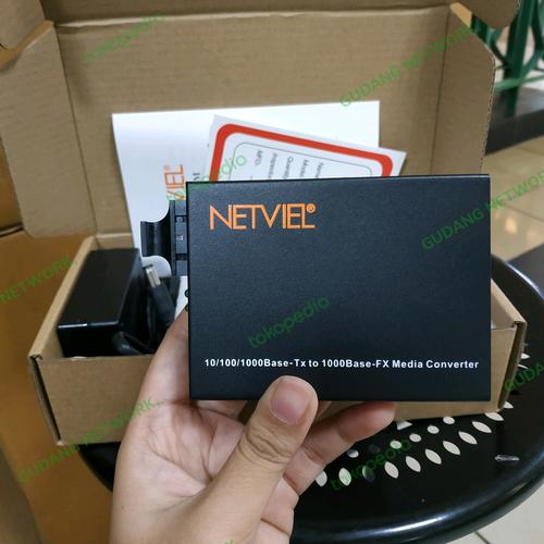 Jual Netviel converter FO-UTP SM 1GB SC type, NVL-MC-SM1G-20SC ...