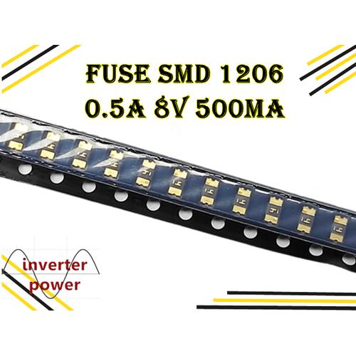 Jual 1206 SMD PPTC Resettable fuse tube SMD1206 0.5A 8V 500MA 8volt 0 ...