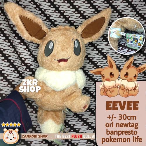 Jual BONEKA EEVEE ORIGINAL POKEMON CENTER/NINTENDO (Taehyung, Jin BTS ...