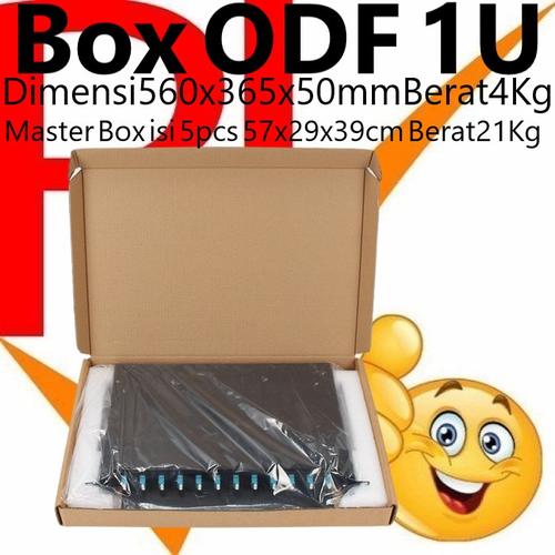Jual OTB 12 Core Adapter Pigtail FC/ST Optical Terminal Box 1U RackMount FO - Set 12FC UPC ...