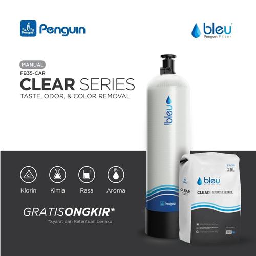 Jual Bleu Penguin Water Filter / Filter air FRP 1035 + Activated Carbon ...