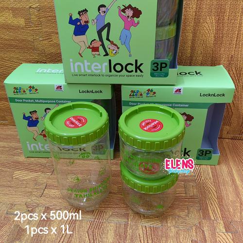Jual Lock n Lock canister container crayon shinchan x tahilalats - Kota ...