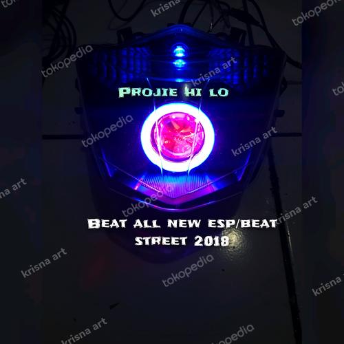 Jual Reflektor lampu depan beat all new esp beat street projie hi lo ...