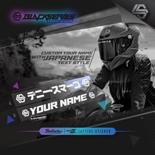 Jual CUSTOM Cutting Stiker Nama | Stiker Helm | Stiker Visor | Stiker ...