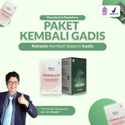 Promo PAKET KEMBALI GADIS Menoherb & Femmilove Original RESMI by Dr ...