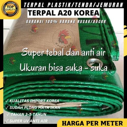 Jual Terpal Plastik A20 Super UV Anti air /Terpal Tenda Tebal Ukura ...
