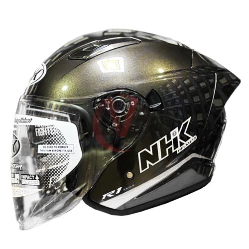 Jual HELM NHK R1 MAX LONG SPOILER DOUBLE VISOR MICROLOCK ORIGINAL NHK ...