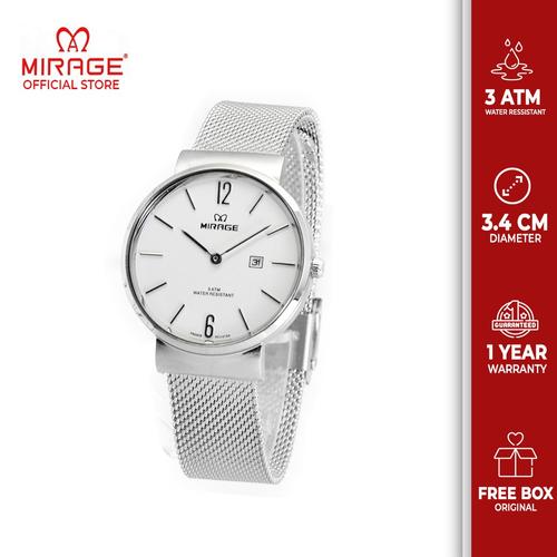 Promo Mirage Jam Tangan Wanita Silver Pasir DW 8624L Original Garansi ...