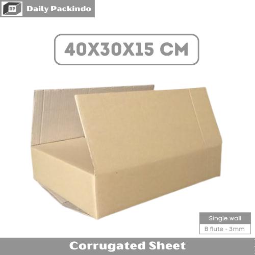 Jual Kardus/Packing/Dus/Corrugated/Box uk 40x30x15 Cm Dus Besar Single ...