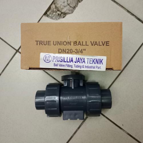 Jual ball Valve PVC true union Mounting pad complete baut & star 1 ...
