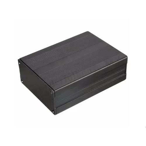 Jual DIY box alumunium aluminium kotak elektronik enclosure hitam ...