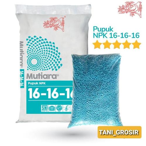 Jual Pupuk Npk Mutiara 16-16-16 1 Kg Pupuk Npk Biru 161616 Pupuk ...