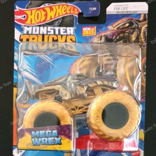 Jual Monster Trucks Mega Wrex Gold Hot Wheels truck Hotwheels - Kota ...