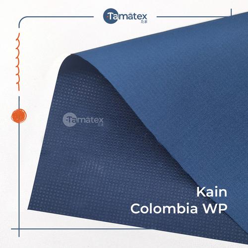 Jual KAIN COLOMBIA WATERPROOF MICROFIBR POLYESTER MOTIF KOTAK BINTIK ...