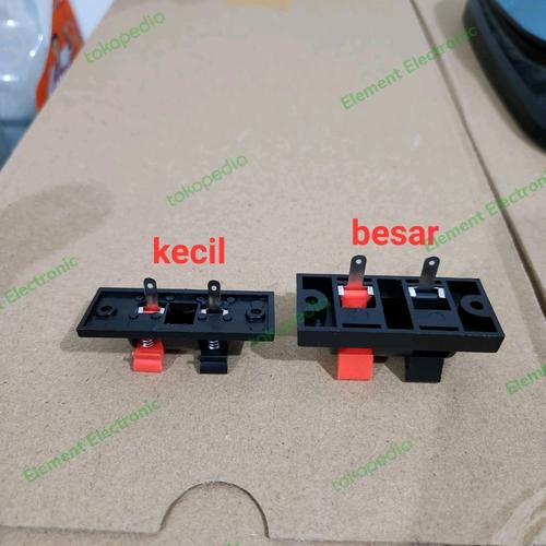 Jual terminal speaker 2pin jepit BESAR , terminal speker 2pin jepit ...