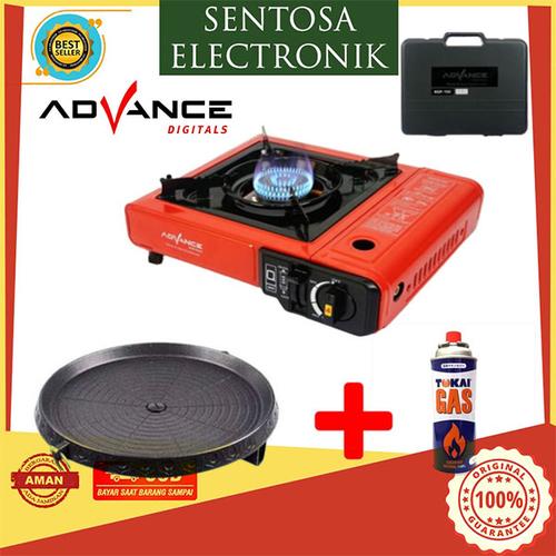 Jual Paket Barbeque/BBQ Set Kompor Portable ADVANCE+Koper+Bulgogi Bulat ...