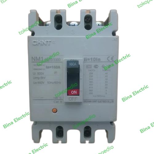 Jual MCCB Chint NM1-250S 3P 160A 25kA / No Fuse Breaker CHINT NM1-250S 160A - Jakarta Pusat ...