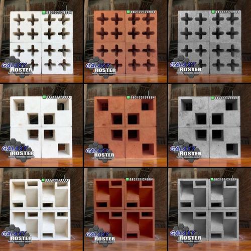 Jual roster lubang angin roster modern roster unik - Merah bata - Kota ...