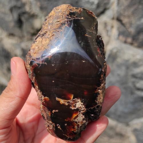 Jual 151gr Natural Bongkahan Batu Amber Asal Indonesia - Getah Katilayu ...