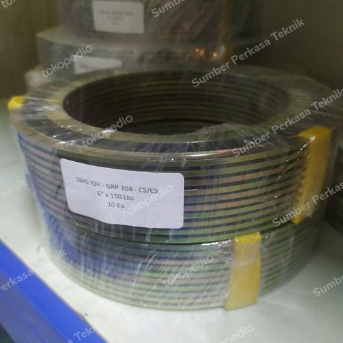Jual Spiral Wound Gakset / SWG Ansi 150 Carbon Steel 6"inch DN 150 ...