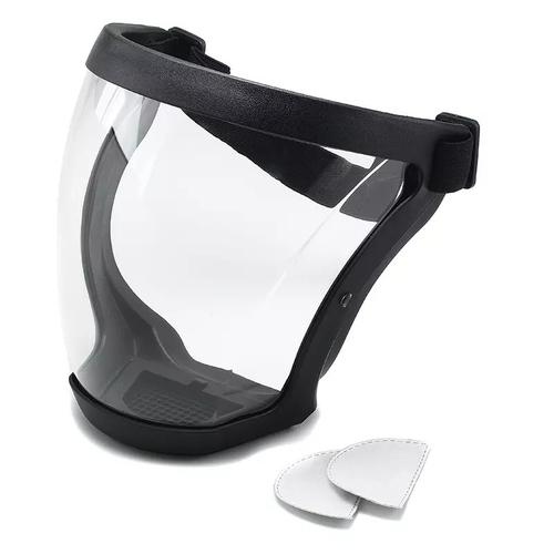 Jual FACE SHIELD FULL FACE MASK SHIELD - Hitam Bening - Jakarta Utara ...