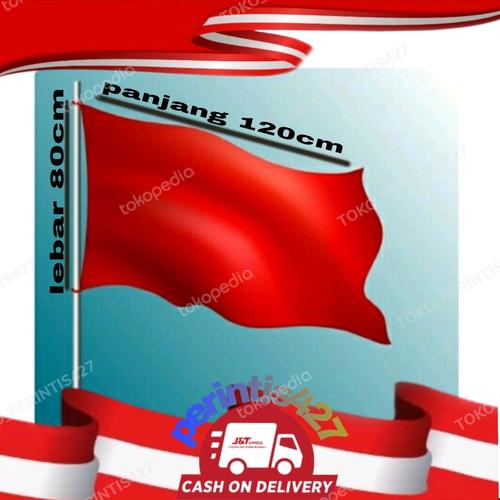 Jual BENDERA POLOS WARNA MERAH - 40cm x60cm - Kota Bandung - TOKO ...