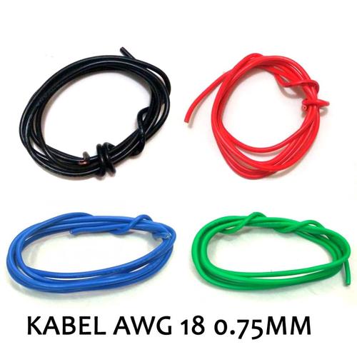 Jual kabel awg 18 perdana per 1 Meter - Hitam - Kab. Sragen ...