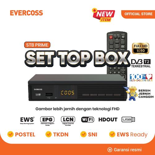 Jual Set Top Box DVB-T2 Prime Evercross STB MAX DVB-T2 SNI RESMI - STB ...