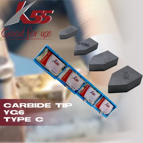 Promo K55 Mata Widia Tipe C Pahat Bubut Milling Bor - CARBIDE TIP C ...