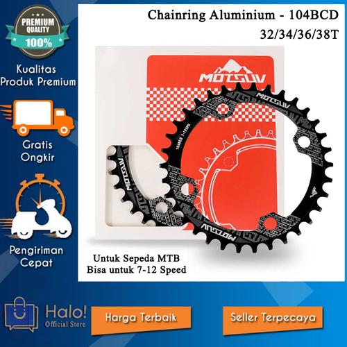 Jual Chainring MOTSUV 32/34/36/38T Gigi Crankset Sepeda Aluminium ...