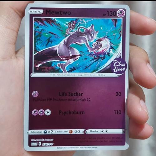 Jual Pokemon Pikachu chatime Mewtwo chatime TCG promo - Kota Surabaya ...
